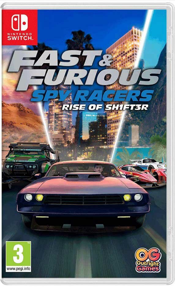 Fast & Furious: Spy Racers Rise of SH1FT3R [Nintendo Switch, русские субтитры]