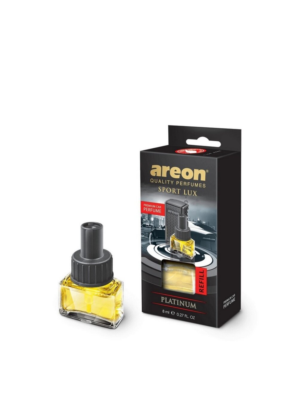 Ароматизатор на печку Areon Car box Black Style Platinum/Платина