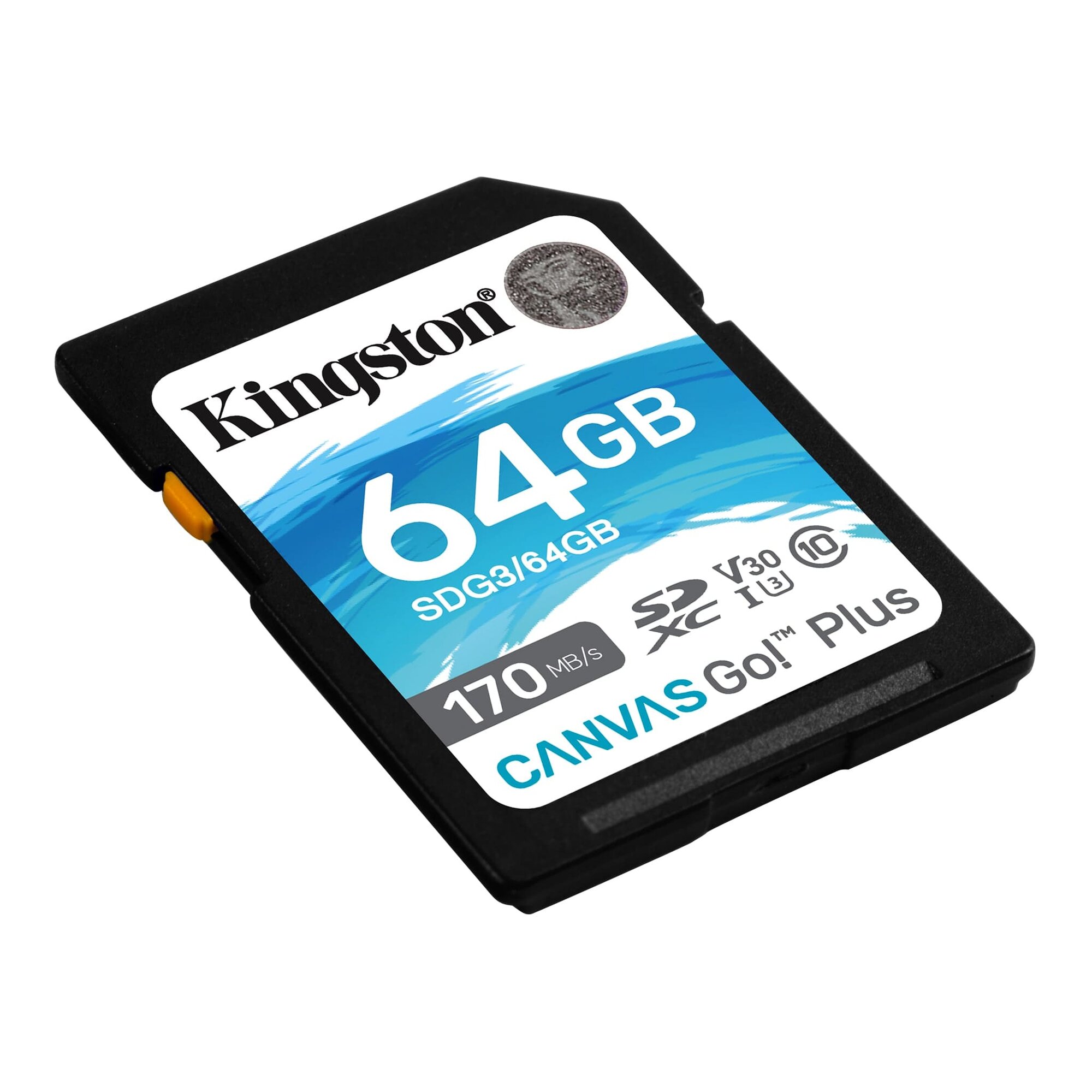 64GB Карта памяти SDXC Class10 Kingston UHS-I U3 V30 Canvas Go Plus