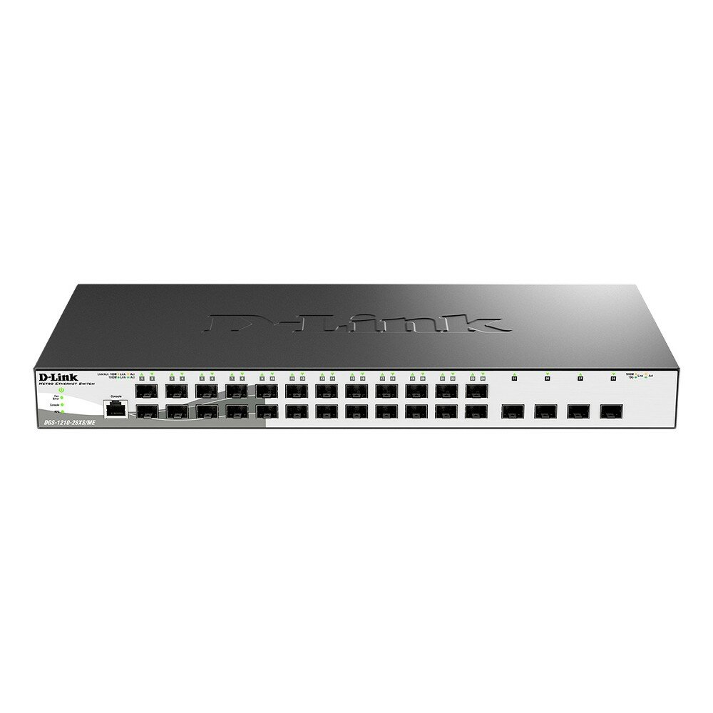 Коммутатор DGS-1210-28XS/ME/B2A D-Link Для средних рабочих групп