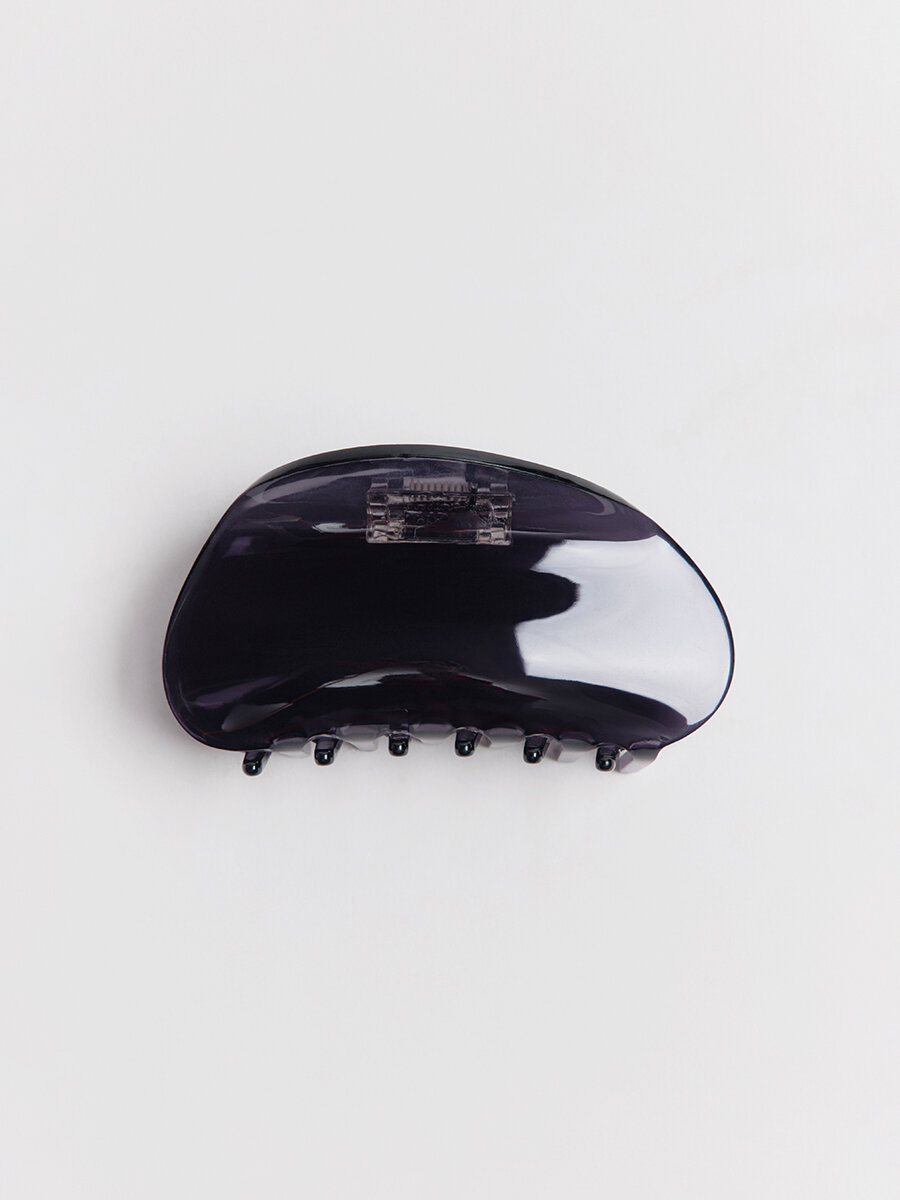 Заколка-краб Befree, для волос, женская, овальная, полупрозрачная, мультиколор