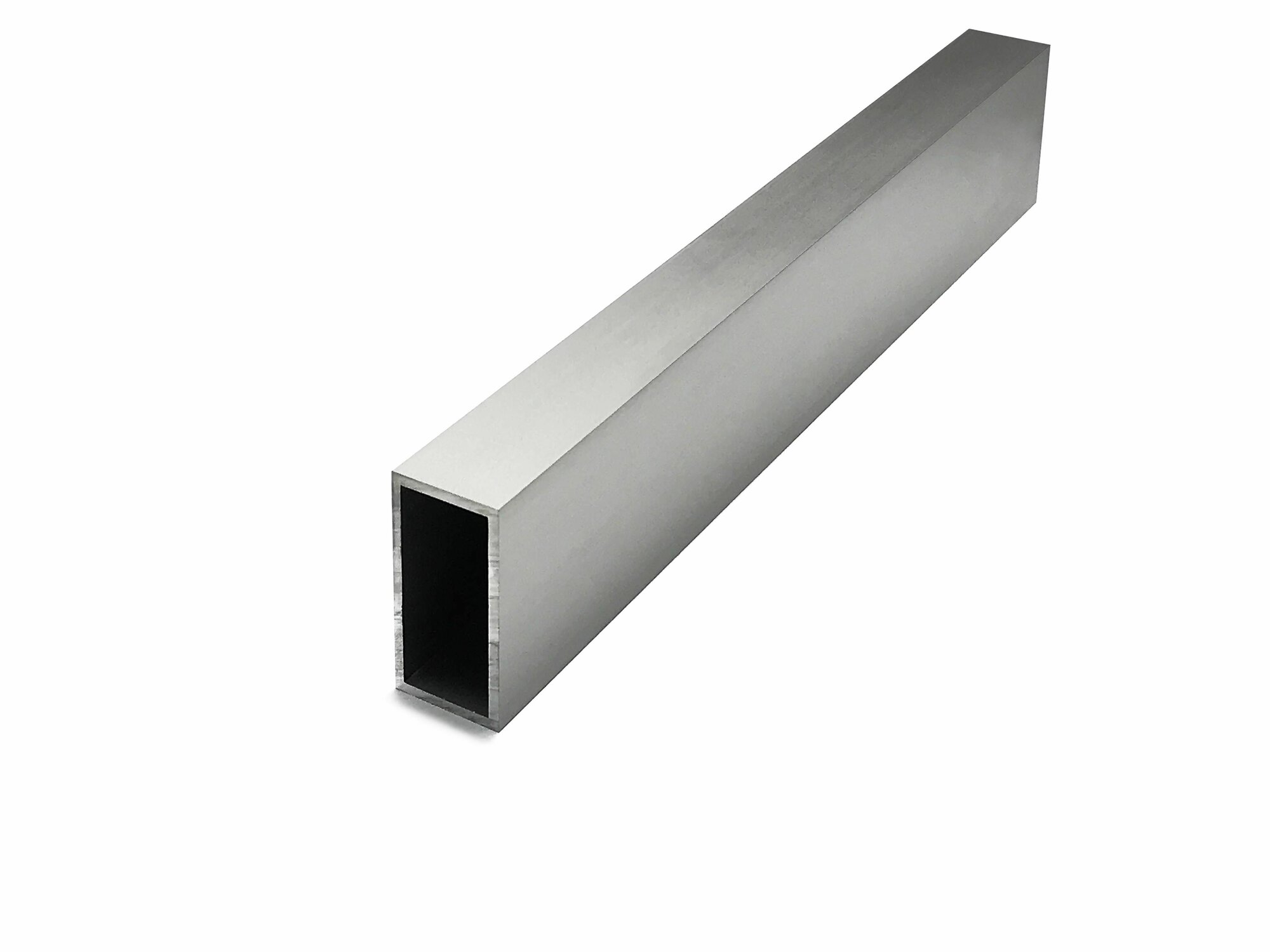 Профиль алюминиевый, прямоугольник 40x20x2 (Ан. серебро) / 1000 мм - 4 шт / соберизавод