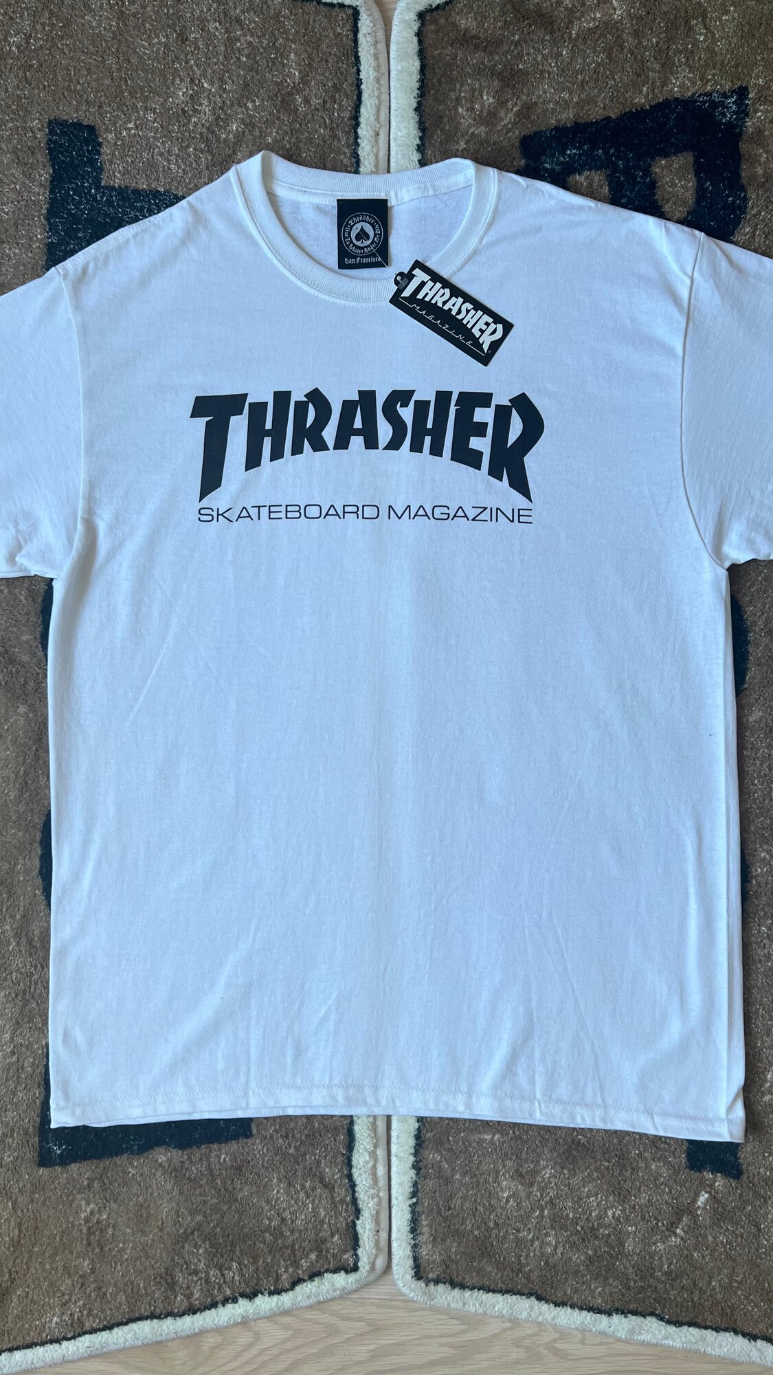 Футболка Thrasher Classic Logo White