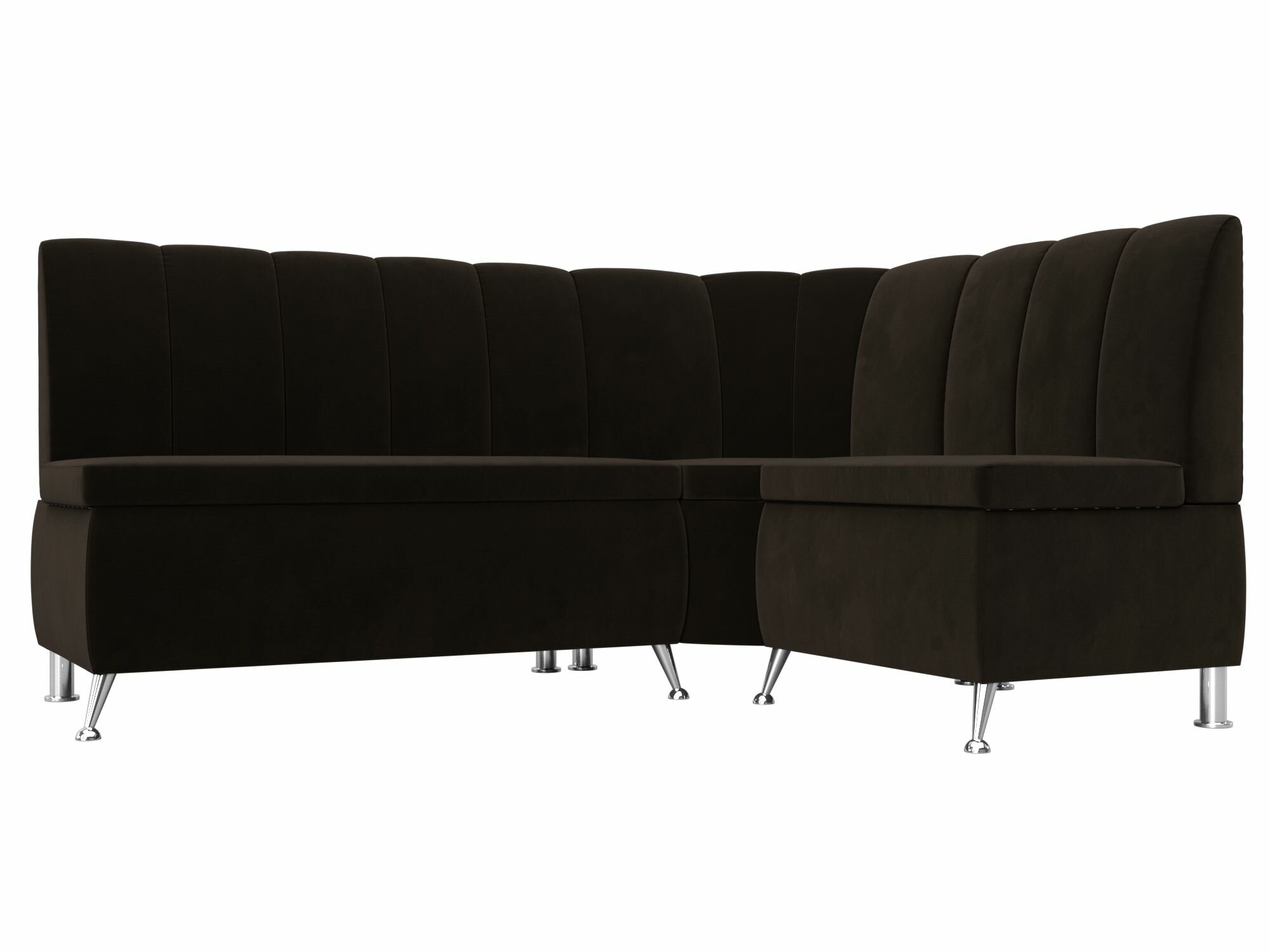 Диван кухонный угловой Кантри правый угол, микровельвет, Хит Диванов