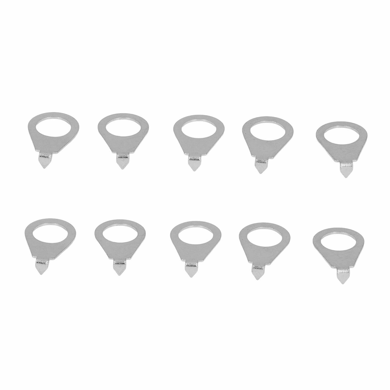 10 шт, гитарные ручки, индикаторная пластина, железный индикатор потенциометра гитары, проставка, серебро