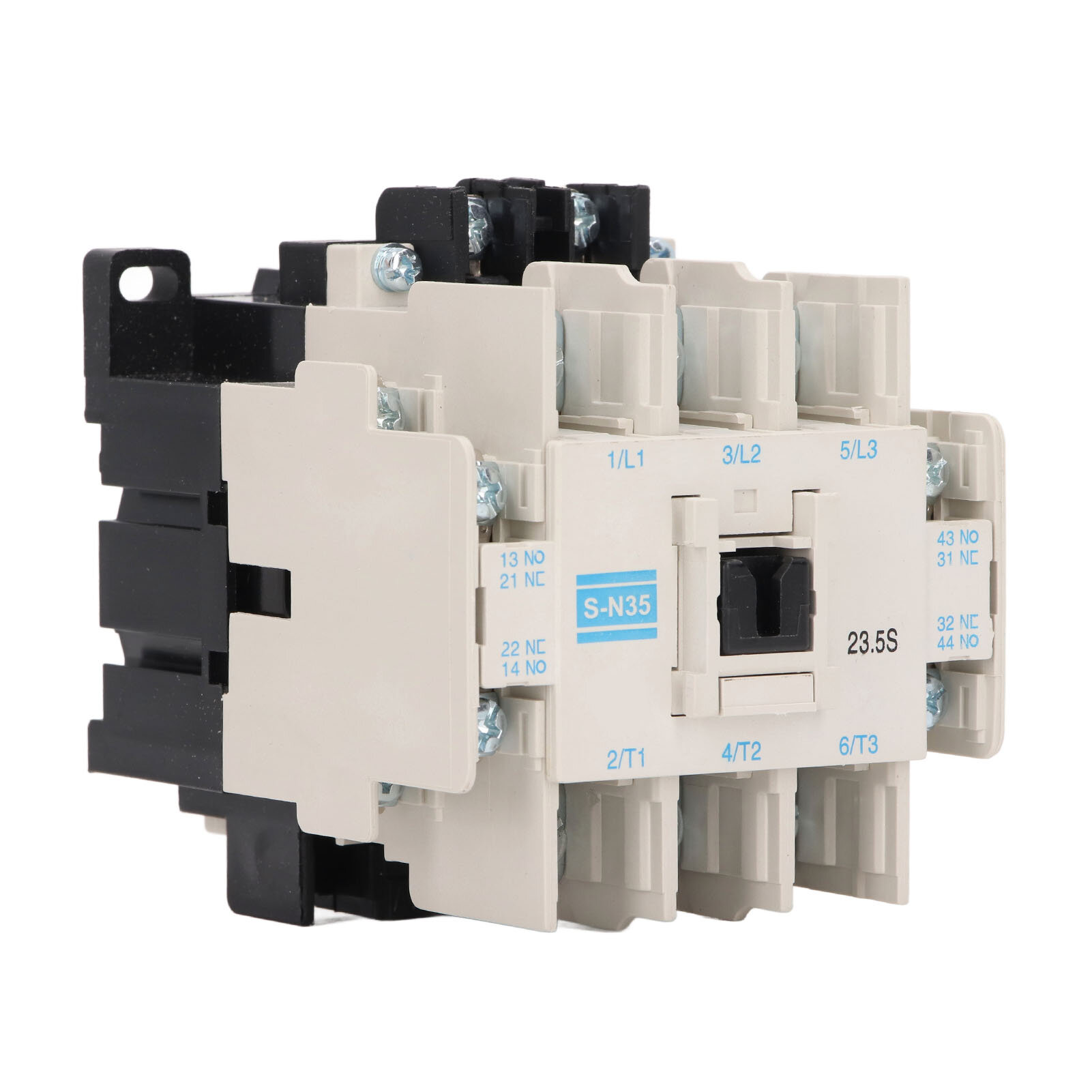 Контактор переменного тока Корпус ПК Медный серебряный контакт 4НО 4НЗ 3-полюсный электромагнитный контактор 50 60 Гц 60 А 380 В