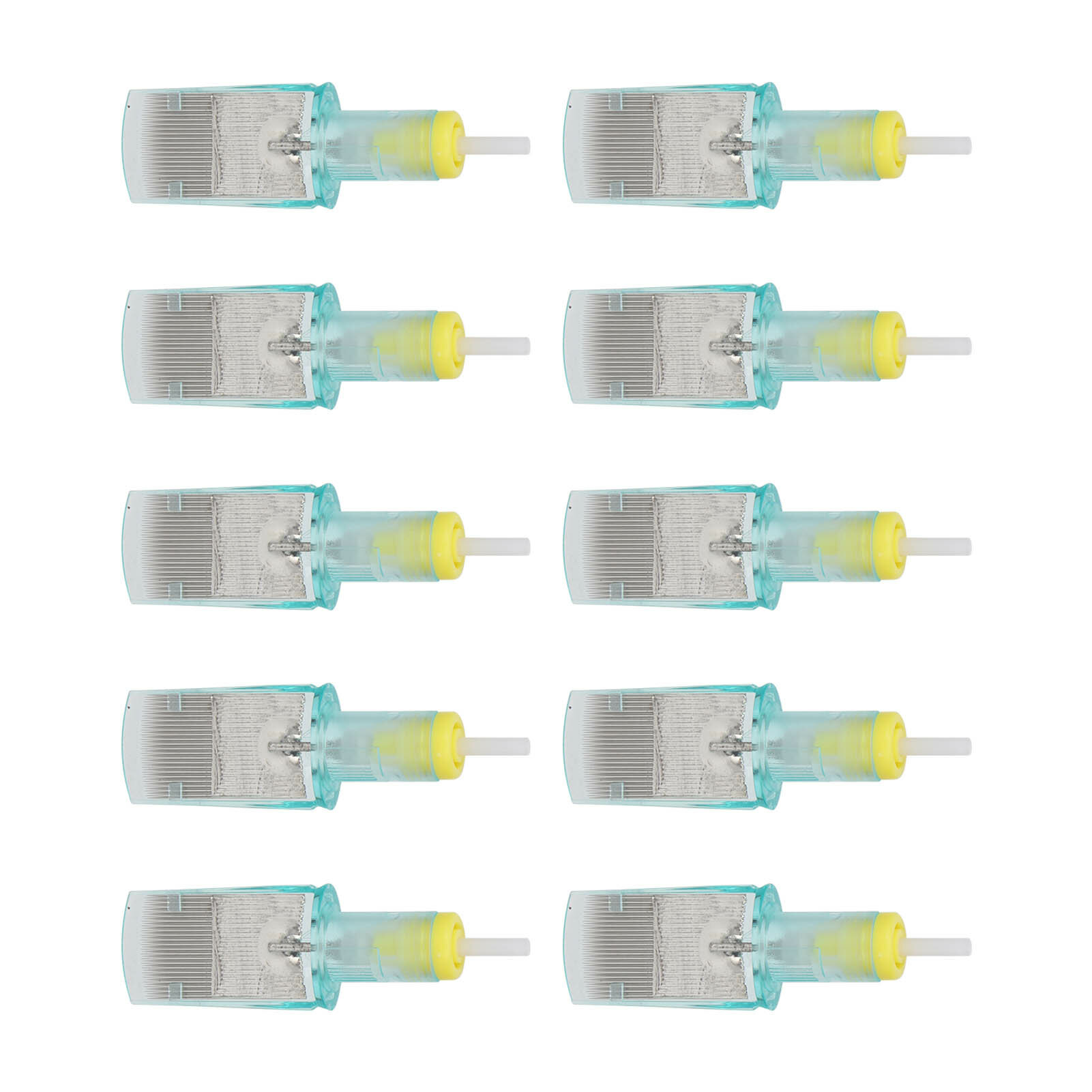 10 шт, иглы для татуировки с плоским лезвием, одноразовые разглаживающие иглы, иглы для тату-картриджа, иглы для шейдеров, 1245 см