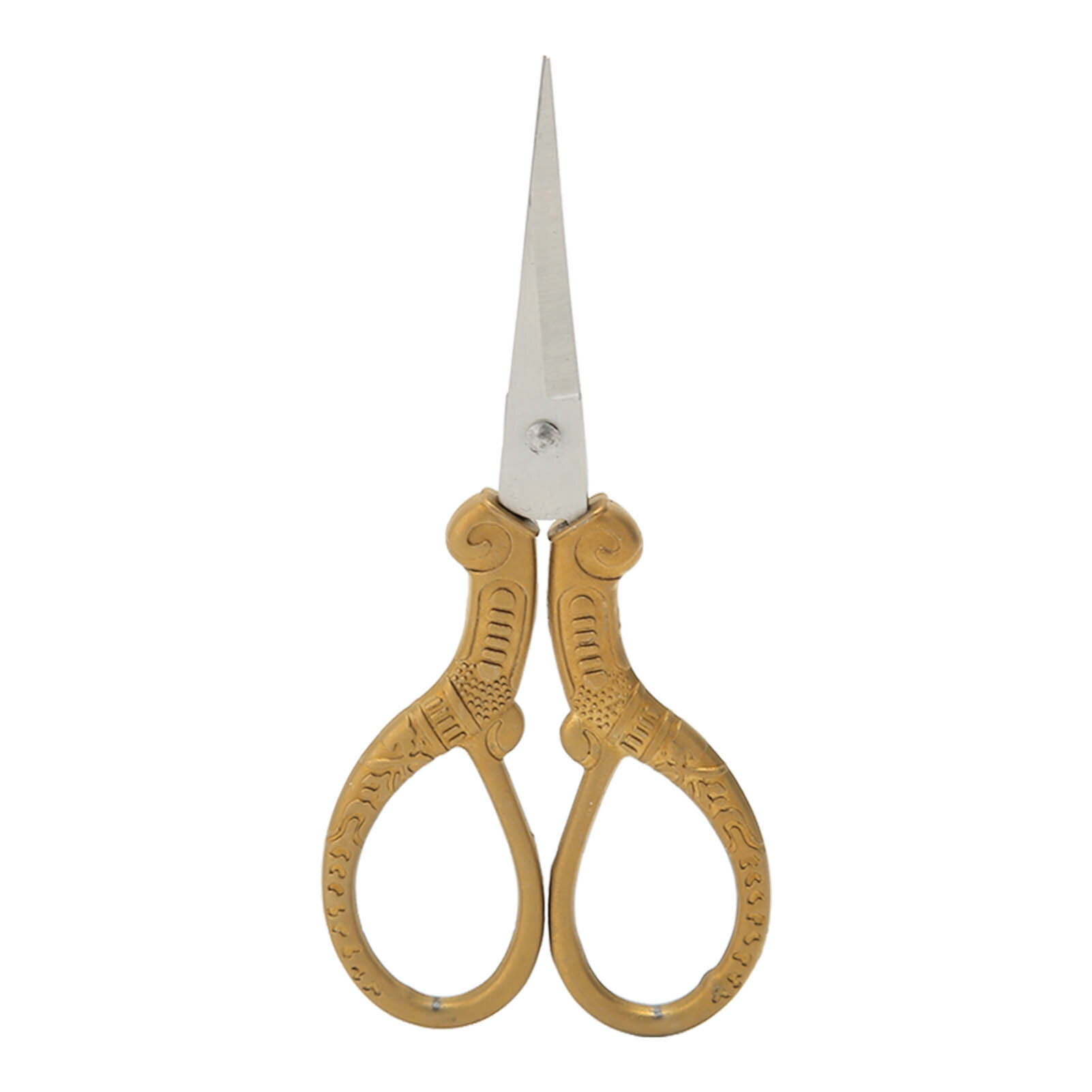 Vintage Embroidery Scissors Incisive Exquisite Practical Sturdy Stainless Steel Sewing for DIY Handcraft Gold