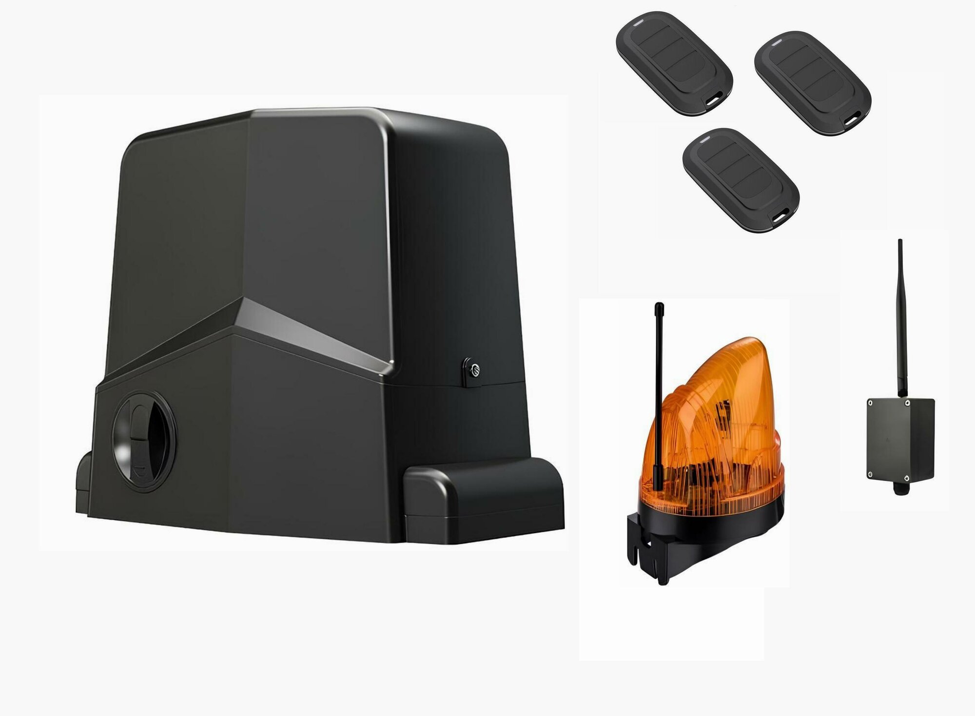 Автоматика для откатных ворот ARW-600MKIT 1LK-BT-Т3, комплект: привод, сигнальная лампа, 3 пульта, Bluetooth-модуль