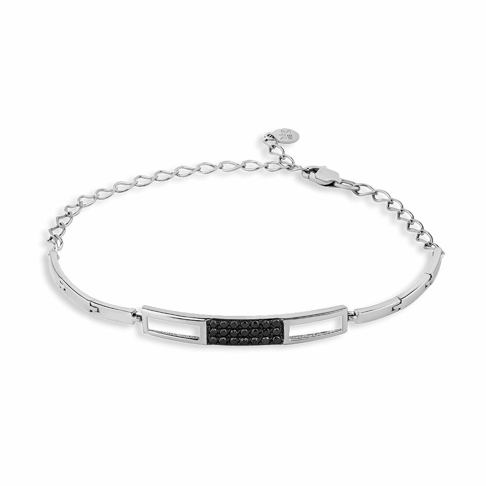 Браслет, белое золото, 585 проба, бриллиант