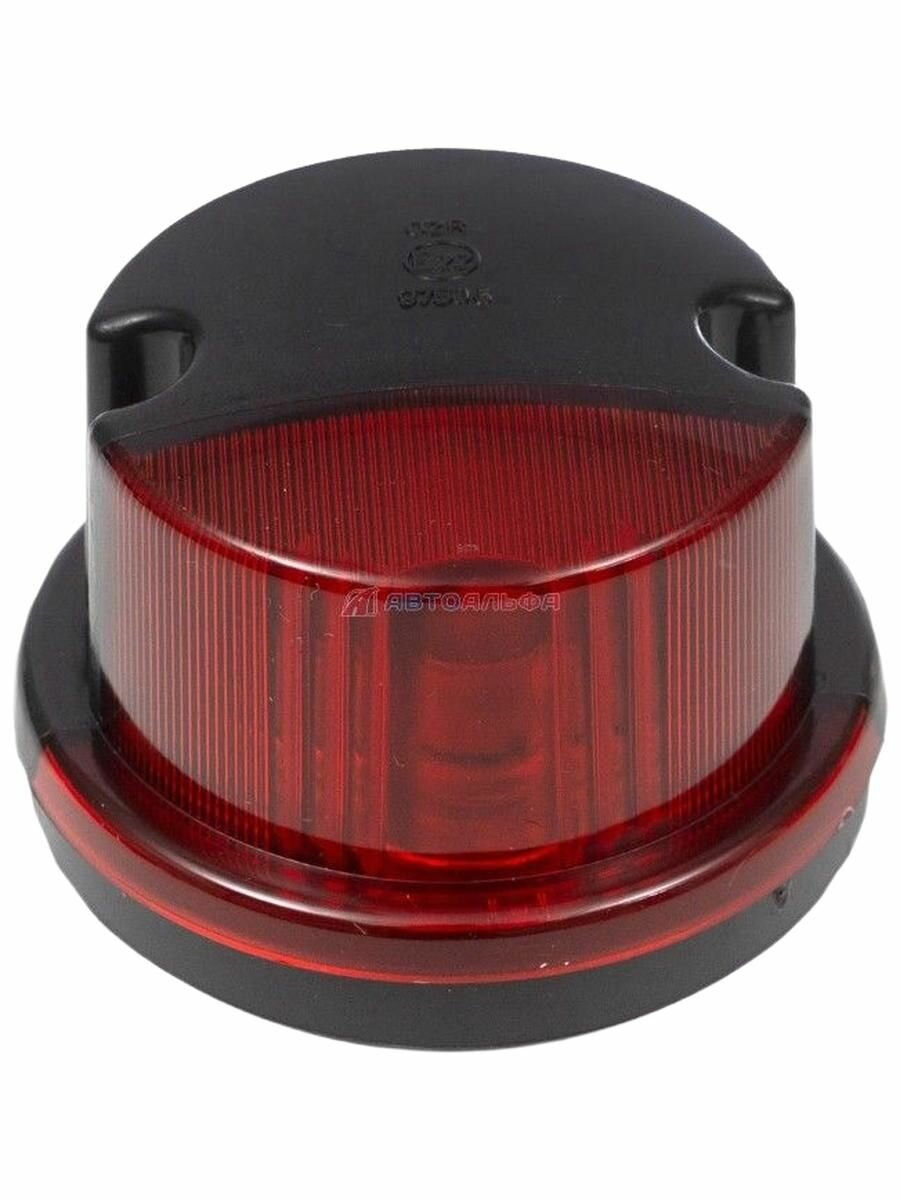 Фонарь контурный задний 24В красный- черный КАМАЗ, нефаз, ЗИЛ
