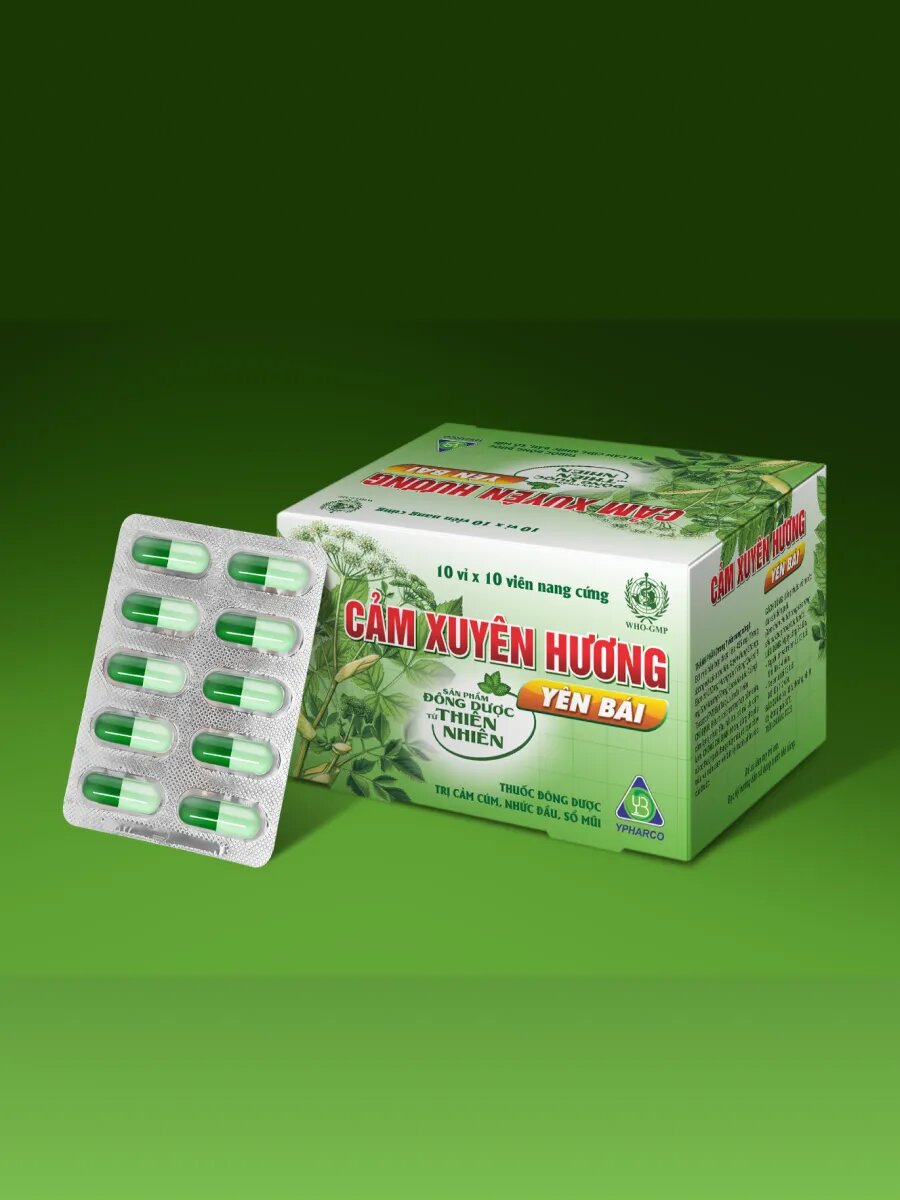 Сam Xuyen Huong на травах 1 блистер*10 табл Простуда