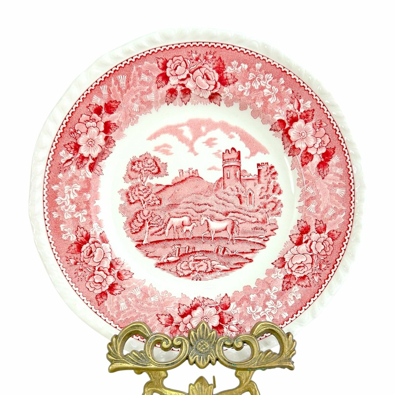 Пирожковая тарелка, Adams / Адамс, винтаж. Англия
