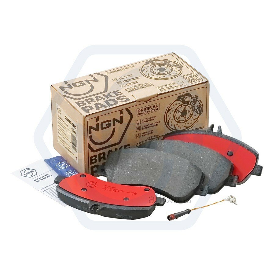 NGN 3502004 Колодки тормозные дисковые Ceramic Technology | перед |