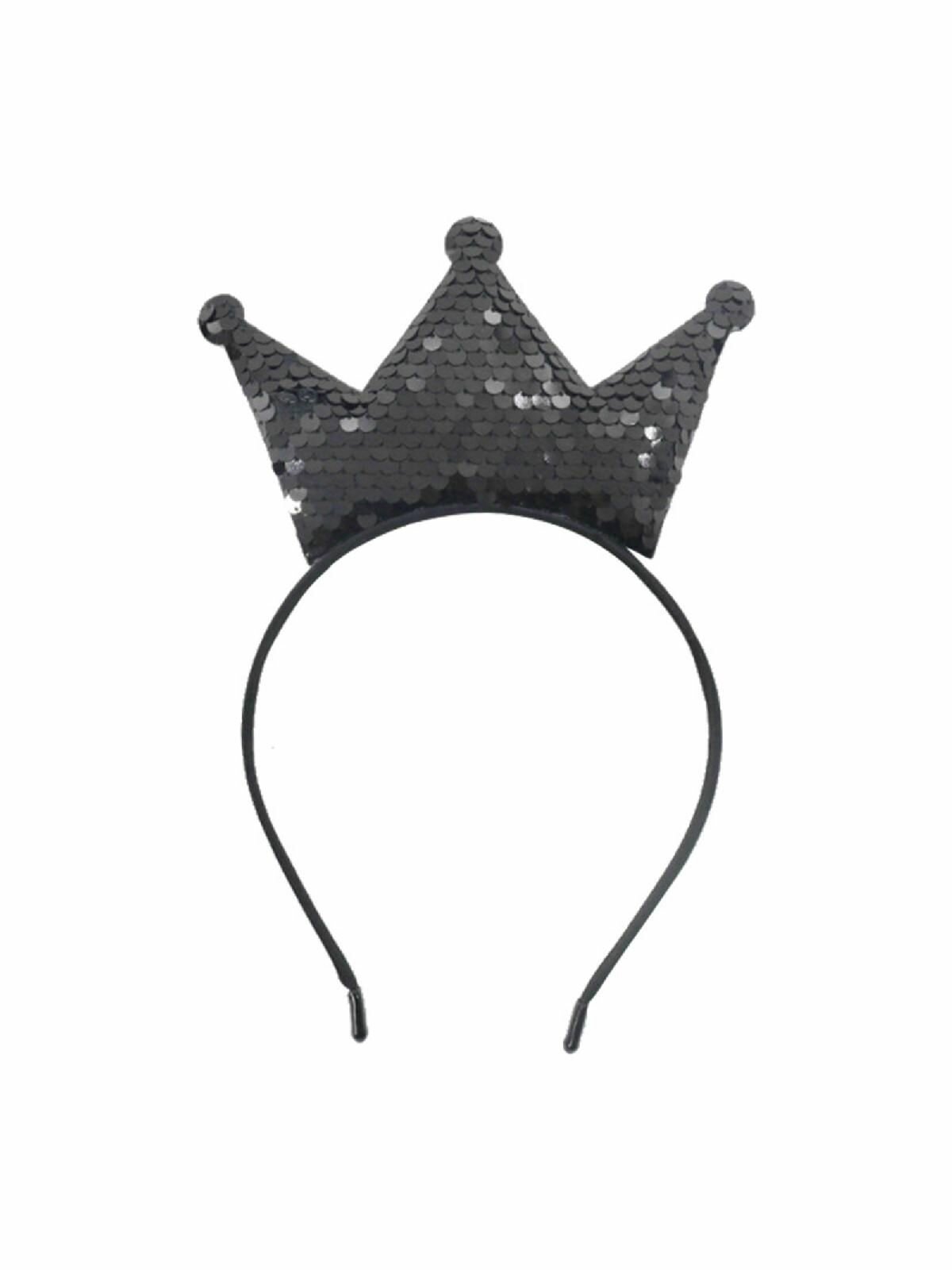 Блестящая диадема для девочек, Черный