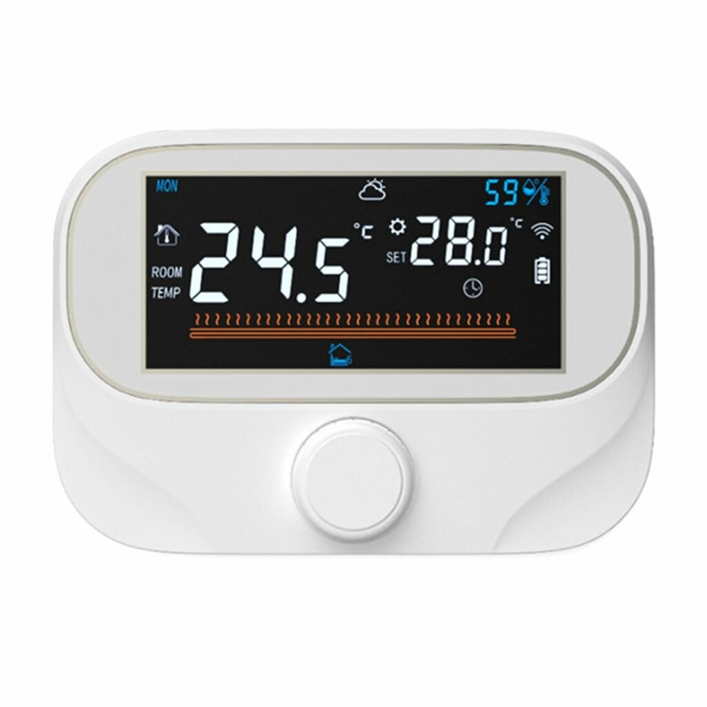 Беспроводной термостат газового котла RF433 без подключения к сети-WITH3 с Wi-Fi