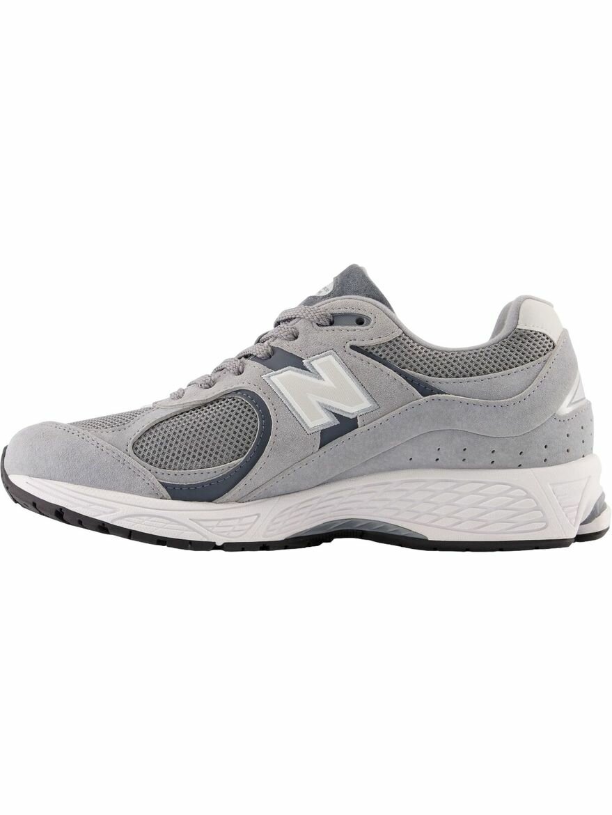 Кроссовки New Balance 2002, полнота F, размер 7,5 US, серый/белый — фото 1