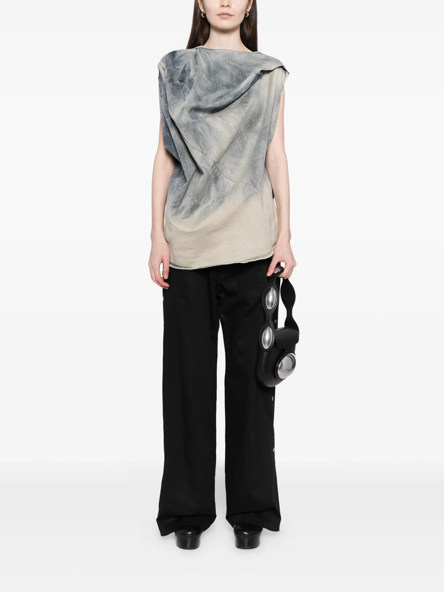 Топ Rick Owens Nouveau, размер 40, blue — фото 1