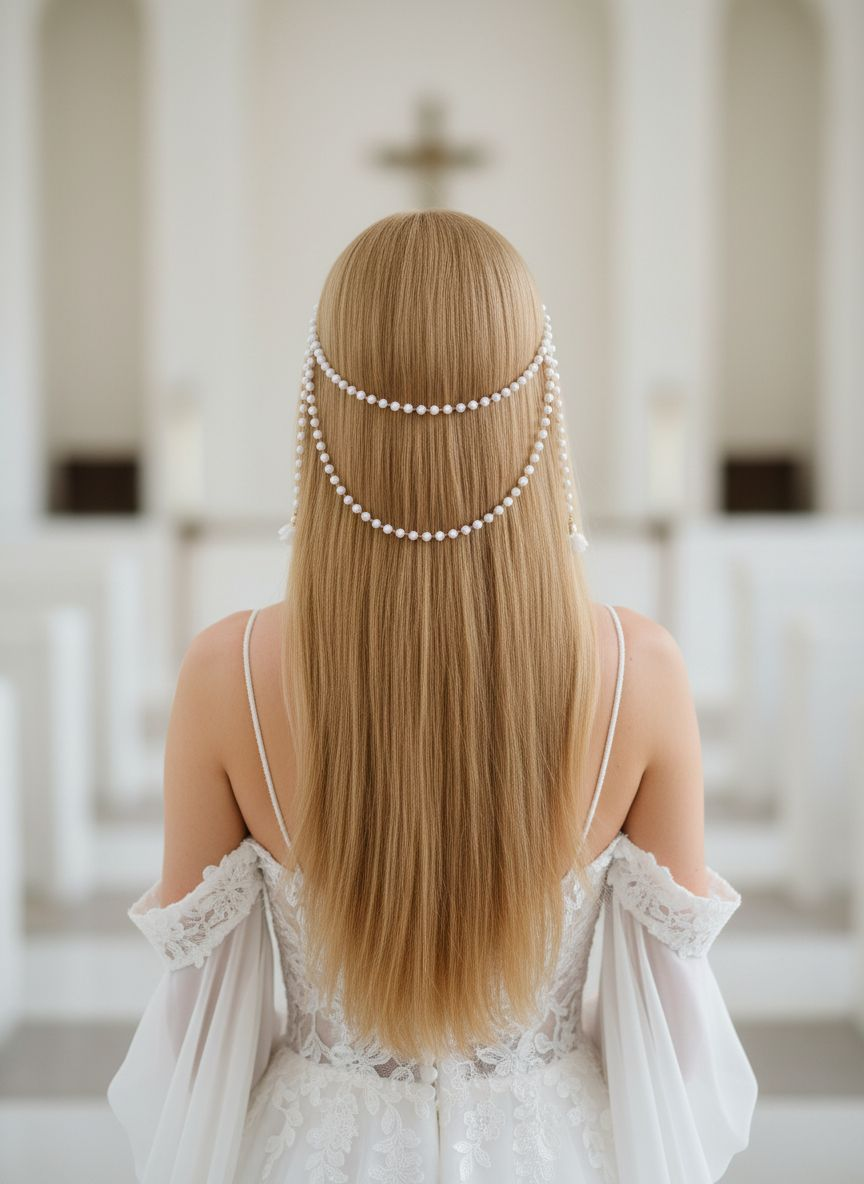 Украшение для причёски cosha_brand Жемчужные гребни