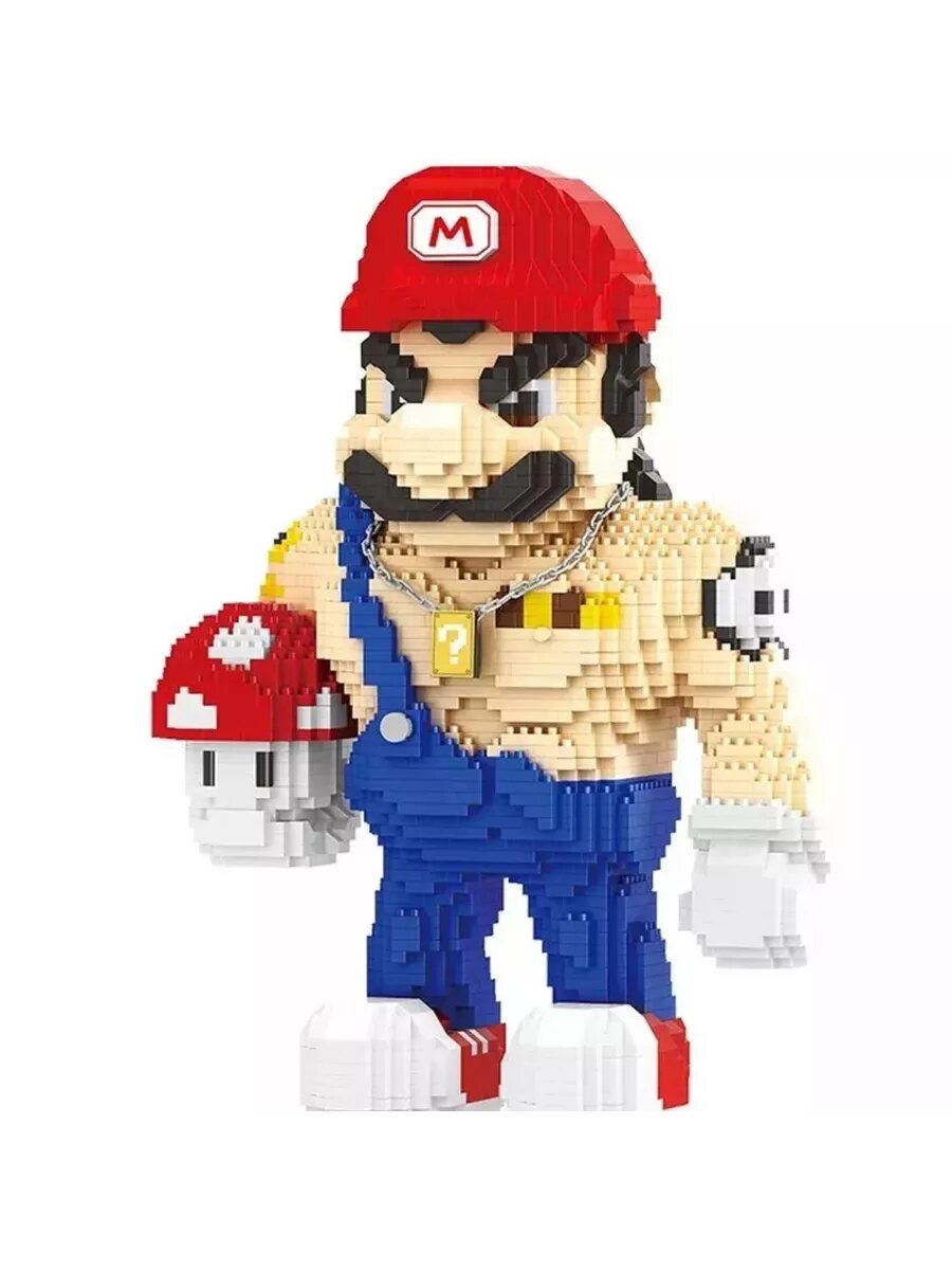Конструктор 3D Super Worker Супер Марио силач BA200608, 3250 деталей