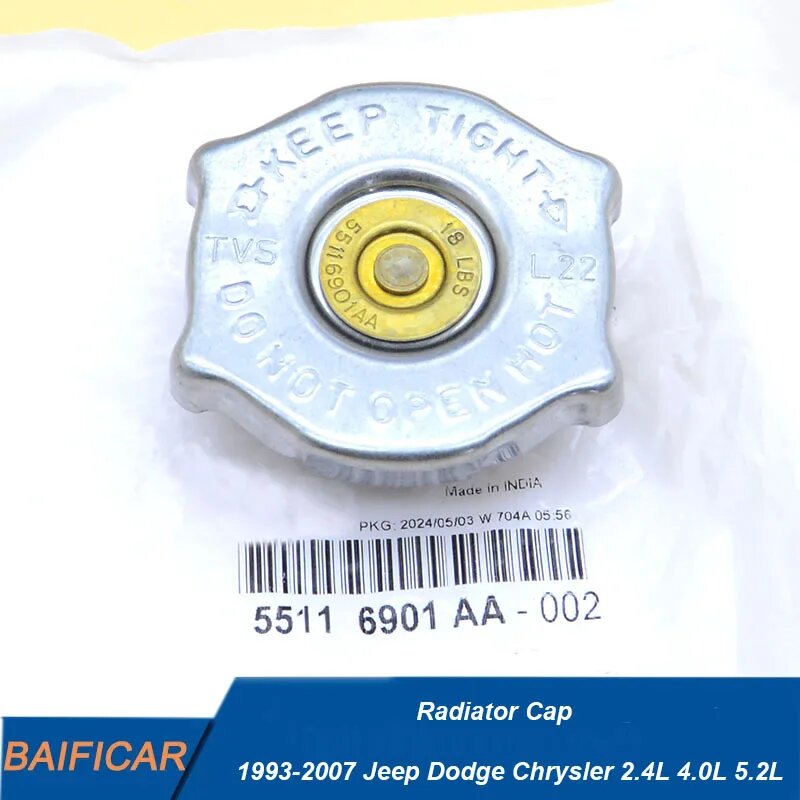 Крышка радиатора Baificar, 1 шт. 55116901 АА 55116897 АА на 1993-2007 годы Jeep Dodge Chrysler 2.4L 4.0L 5.2L