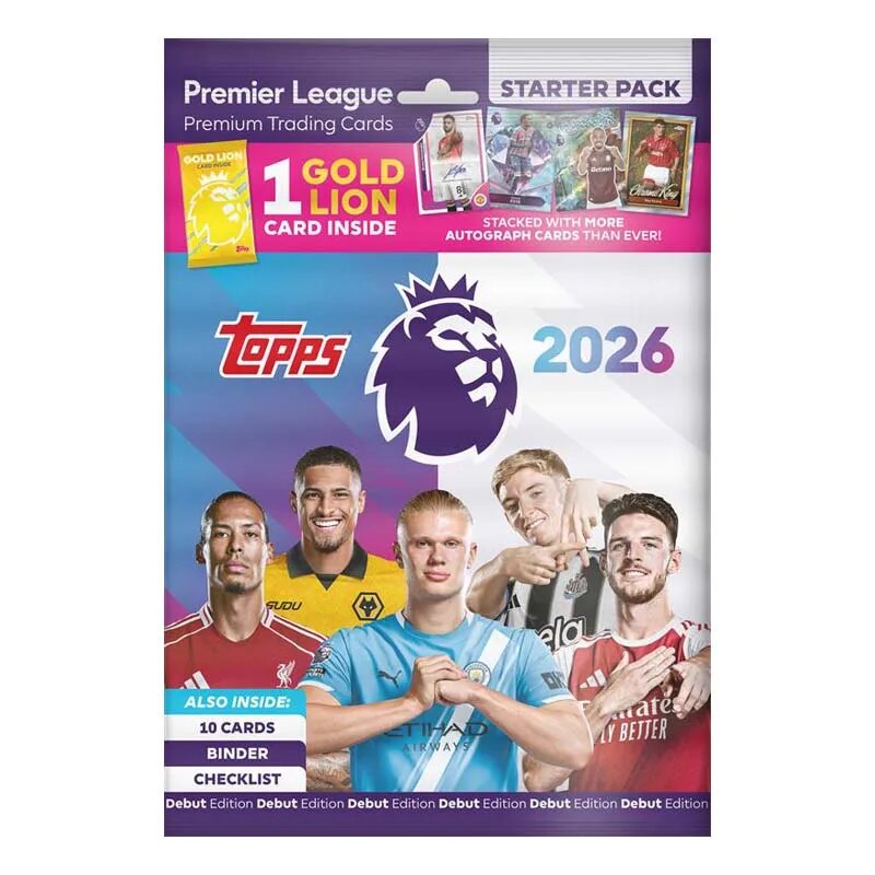 Topps Premier League 2026 Debut Edition Карта