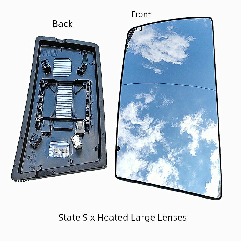 Большое зеркальное стекло для водительской стороны Dongfeng Tianlong Flagship King с функцией обогрева, стандарт