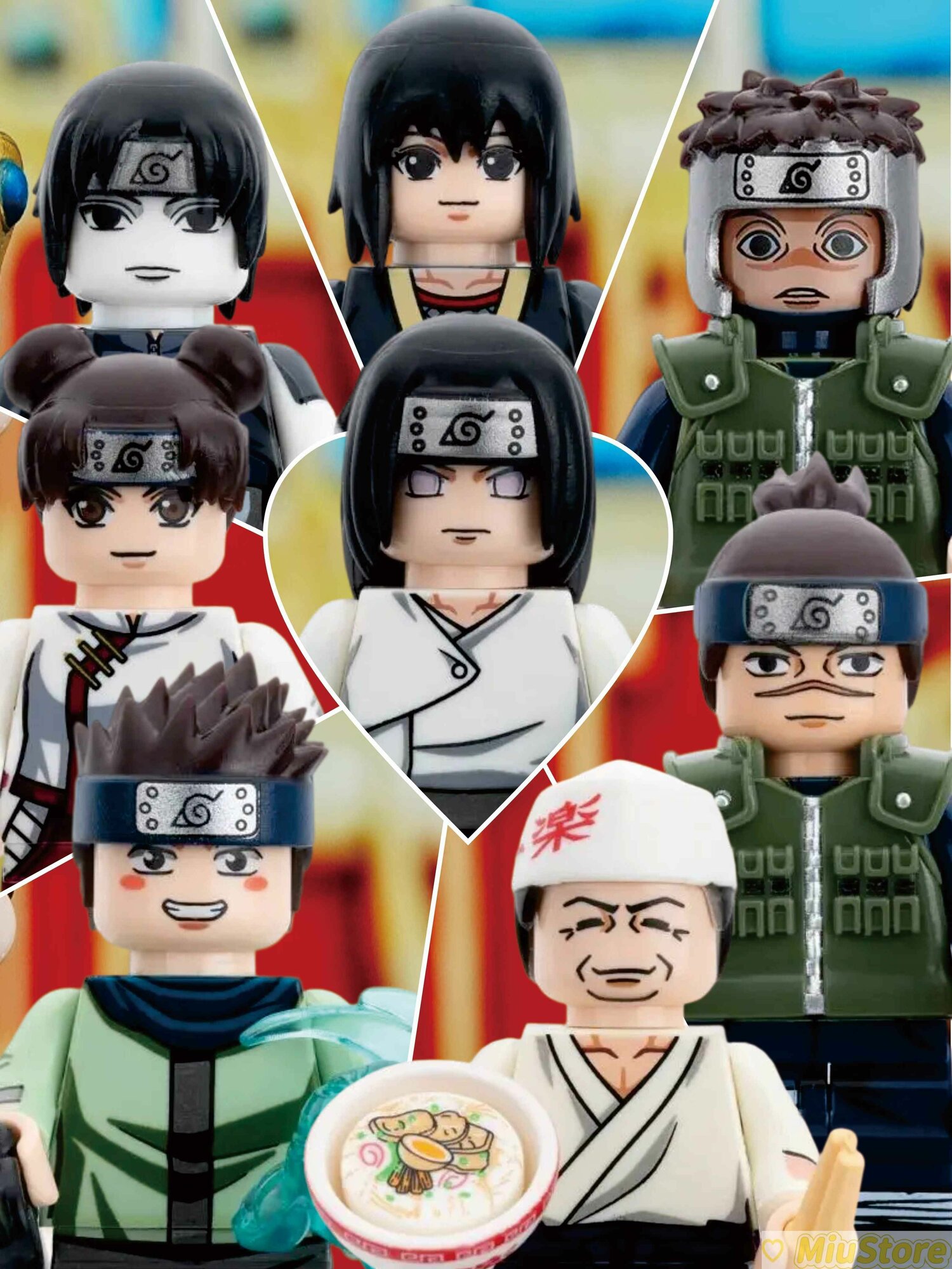 Naruto/Набор игрушек минифигурки аниме Наруто 8 шт/солдатики для мальчиков набор/аниме фигурки