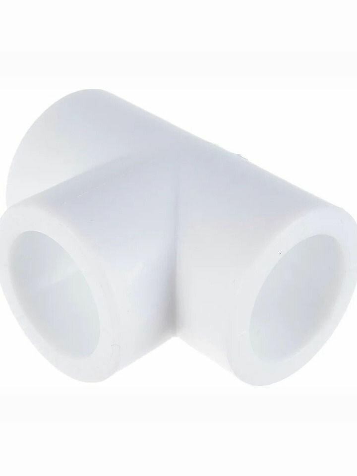 Тройник Политэк 9000000425, PPRC 25, белый