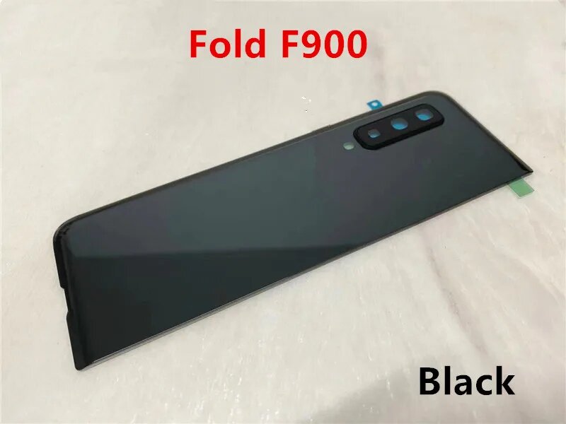 Стеклянная задняя крышка Samsung Galaxy Z Fold F900 Black