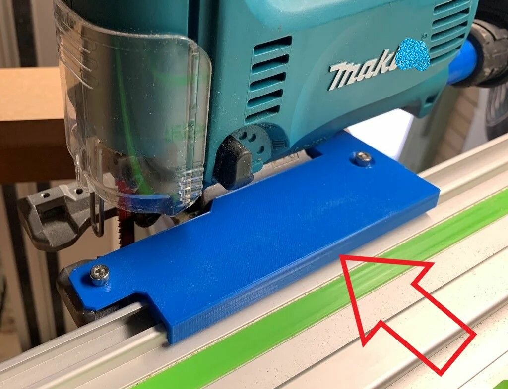 Адаптер лобзика Makta к направляющей шине Festool