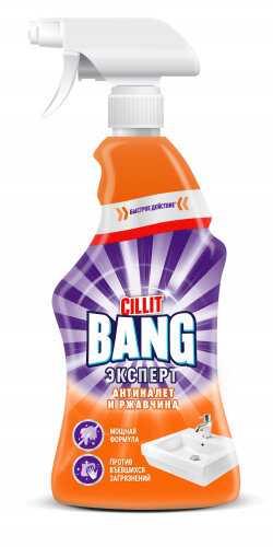Чистящий спрей Cillit BANG Антиналет и Ржавчина (Антиналет + Блеск), 450 мл