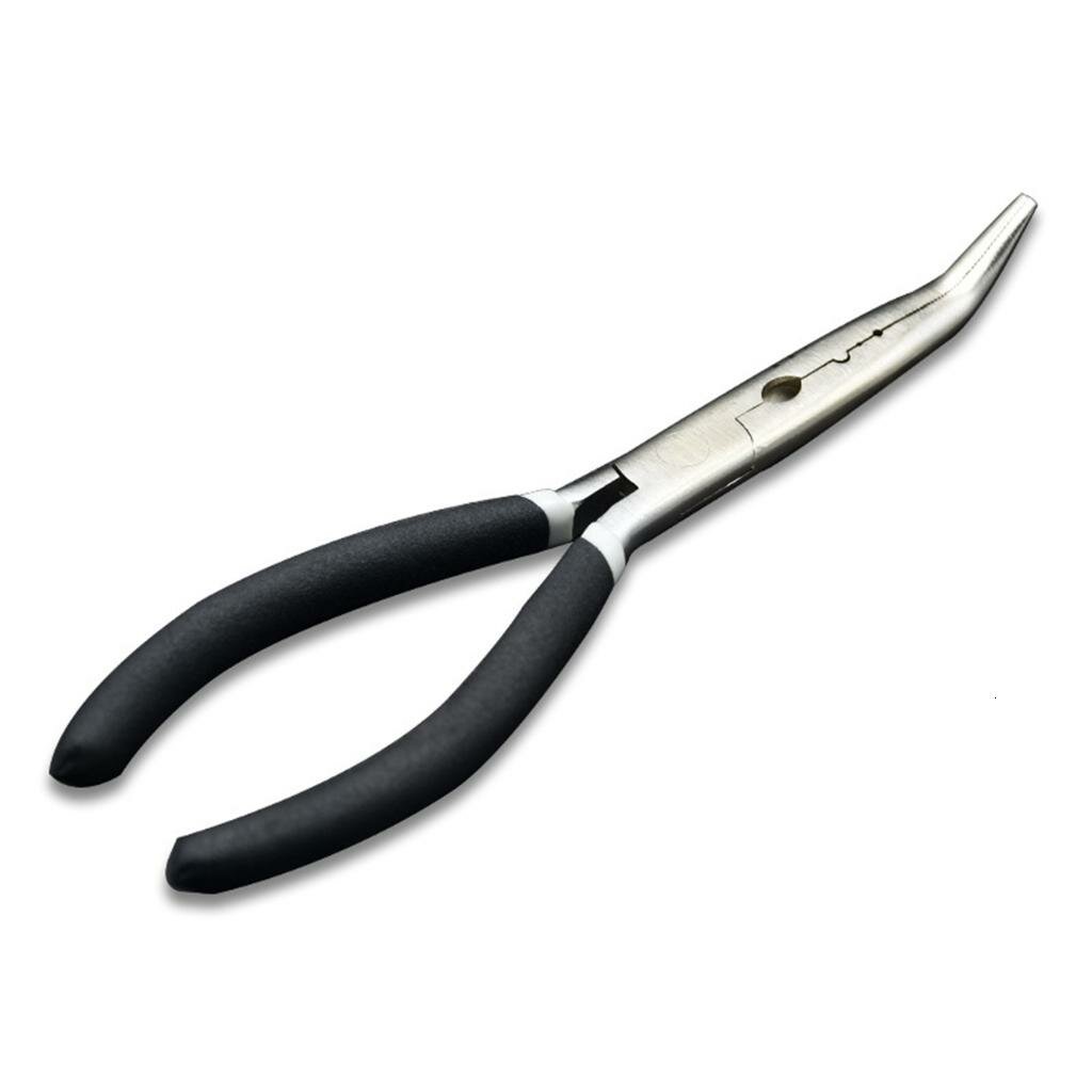 Плоскогубцы для рыбалки, кусачки, соленая и пресная вода, Плоскогубцы с изогнутым носом