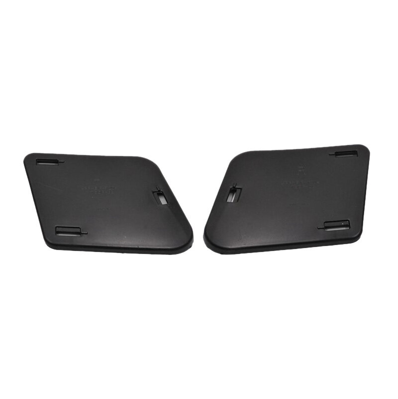 Крышки (заглушки) противотуманных фар для Toyota Land Cruiser Prado LC120 2003-2009, набор 2, чёрные, ABS