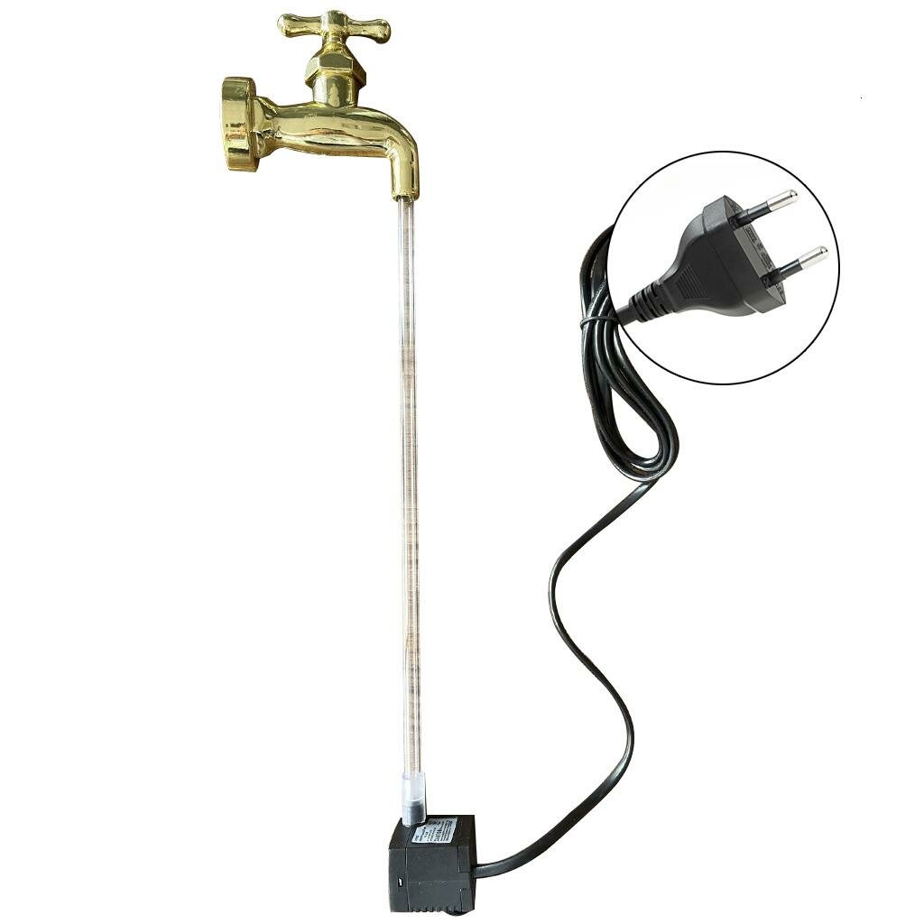 Скрытый электрический кран-фонтан для сада, EU