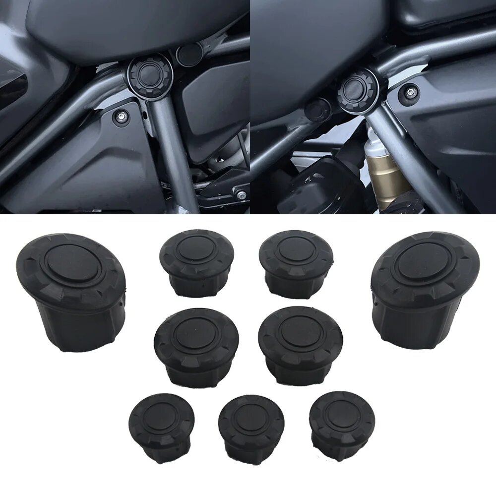 Для BMW R1200GS R 1200 GS LC Adventure ADV R1250GS R 1250 GS Adventure 2014-2020 2021 2019 Крышки отверстий в раме мотоцикла Заглушка