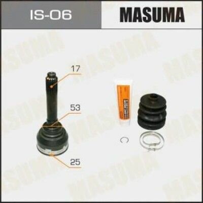 ШРУС наружный MASUMA IS-06 Isuzu Trooper, Opel Monterey 3.5Li 24V 98-99, комплект