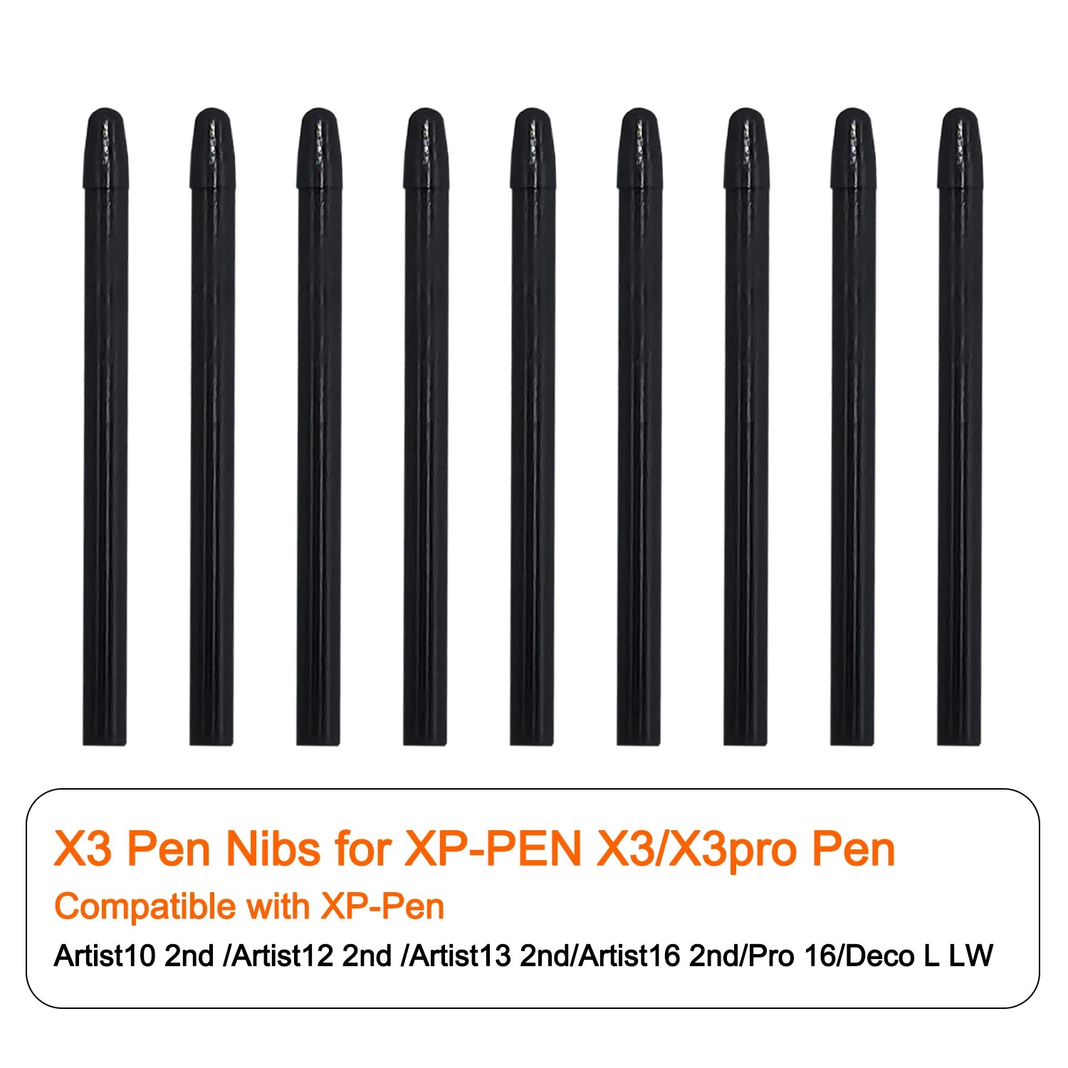 Сменные наконечники для стилуса XP-Pen X3, 10 шт.