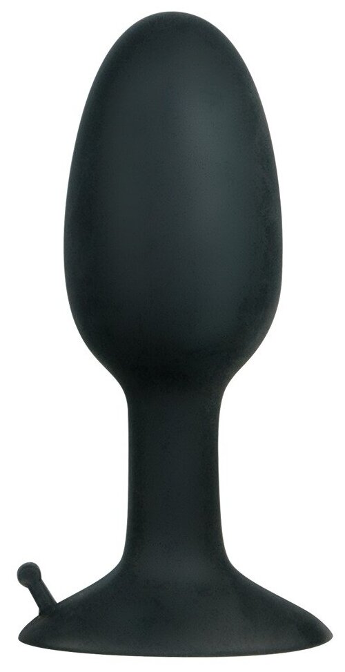 You 2 Toys Анальная пробка со смещенным центром тяжести Backdoor Friend Small 507202 8 см, черная