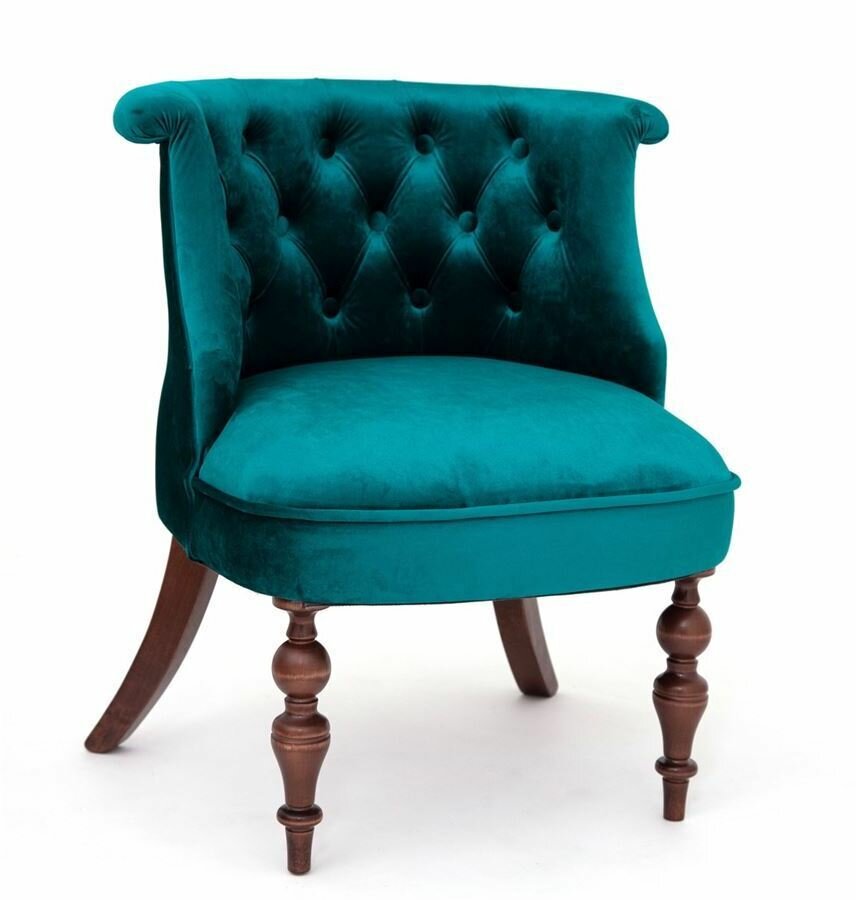 Кресло RB Бархат темный тон / 23 - изумрудный Размеры: Высота 740мм Глубина 700мм Ширина 690мм
