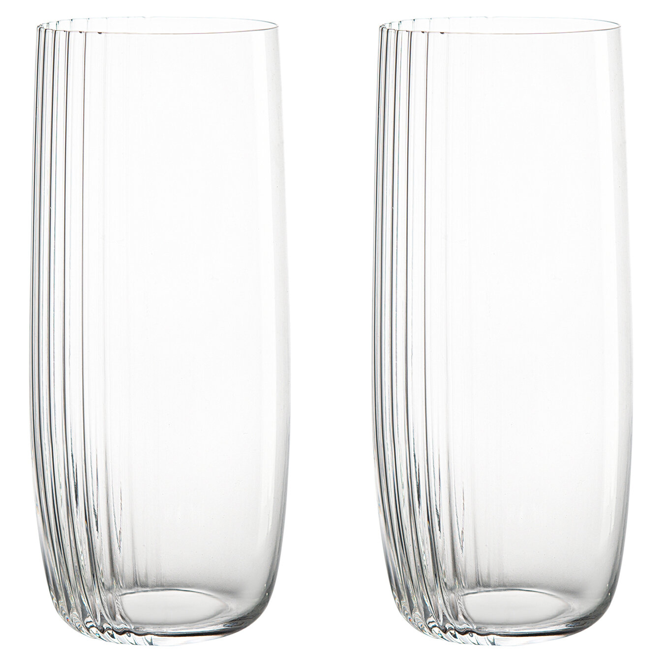 Стакан Alice 370 мл высокий стеклянный для воды сока коктейлей в наборе из 2 шт подарочная упаковка Liberty Jones LJ0000143