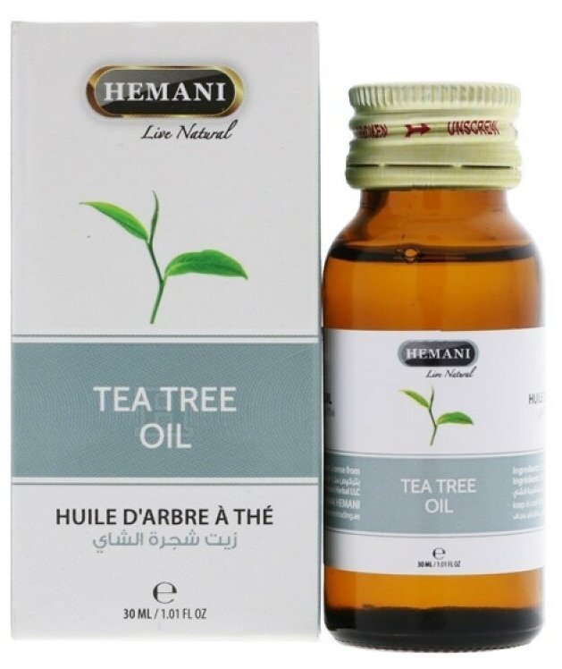 Масло Чайного дерева марки Хемани (Tea Tree Oil Hemani), 30 мл