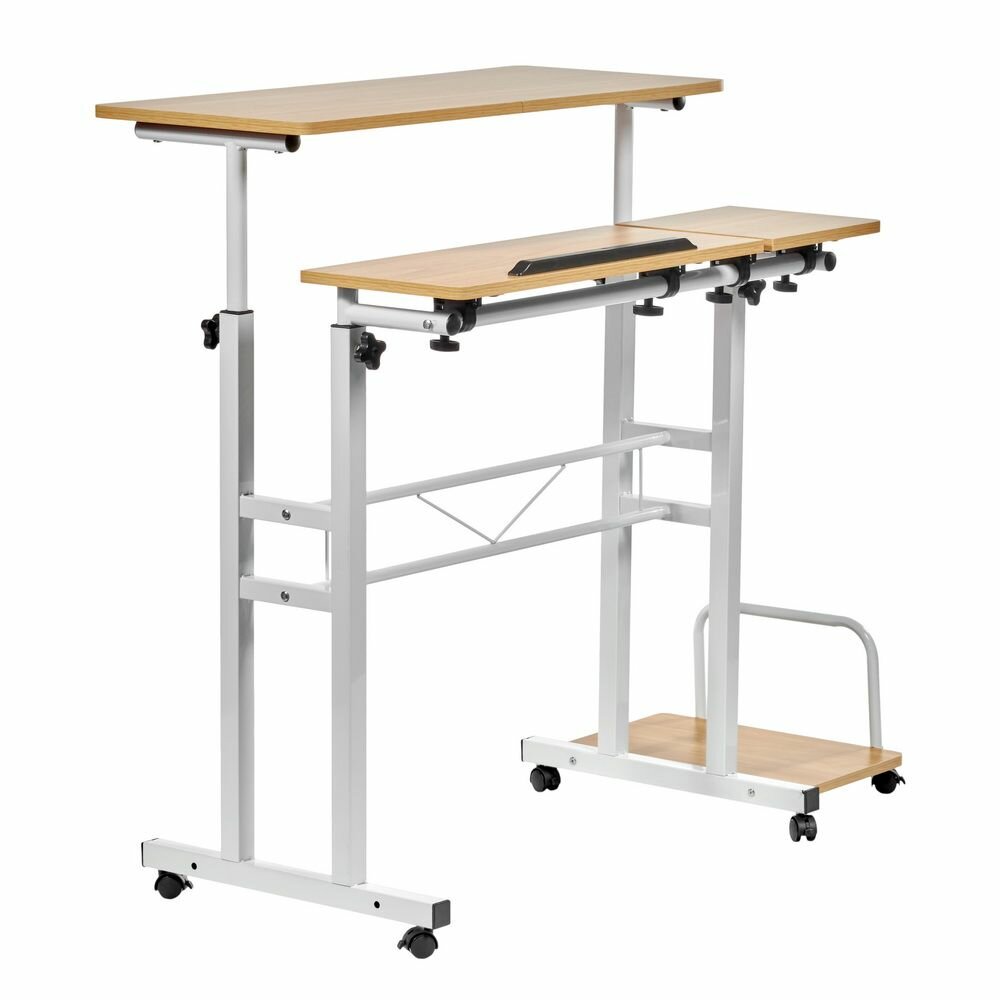 Стол многофункциональный BRADEXHOME Shuttle Светлое дерево/Белый