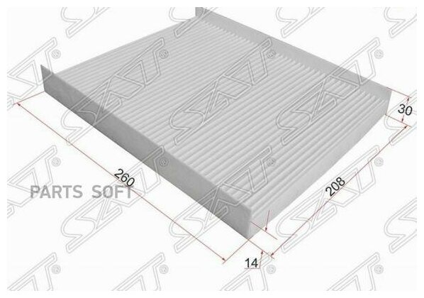 Фильтр салонный Hyundai Santa Fe 05-12 / ix55 06-13 SAT ST-97133-2B005 | цена за 1 шт
