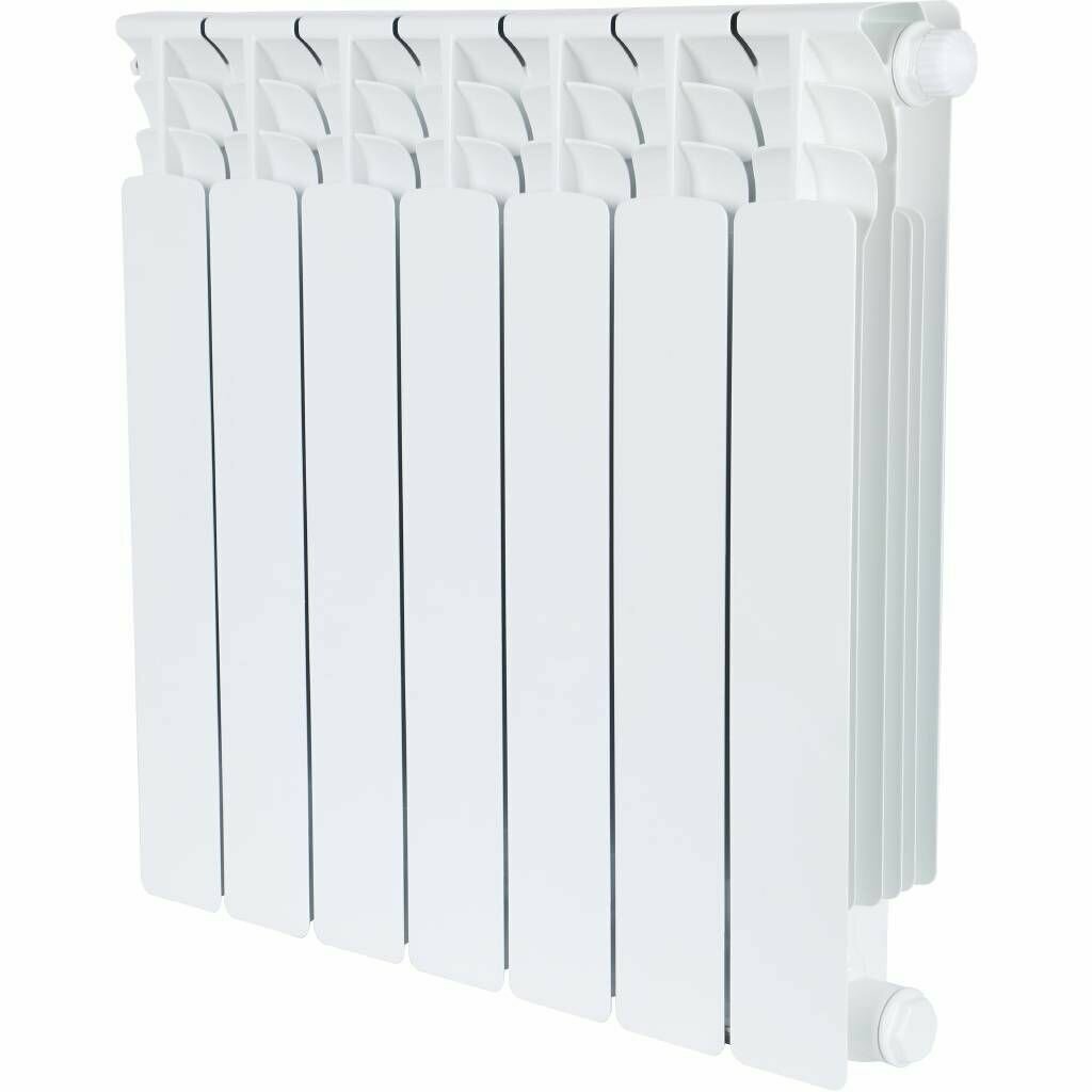 Радиатор биметаллический 500 7 секции нижнее правое подключение STOUT Space SRB-0320-050007