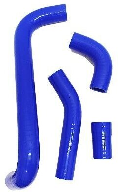 Патрубки радиатора ВАЗ-2105 (алюминиевый радиатор) (кт.4 шт.) силикон армированные (Технопартнер)