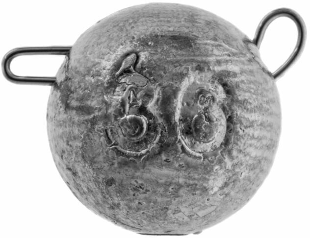 Рыболовные грузила "Catcher" Чебурашка разборный шар, для джига на судака и щуку, 10шт/упак