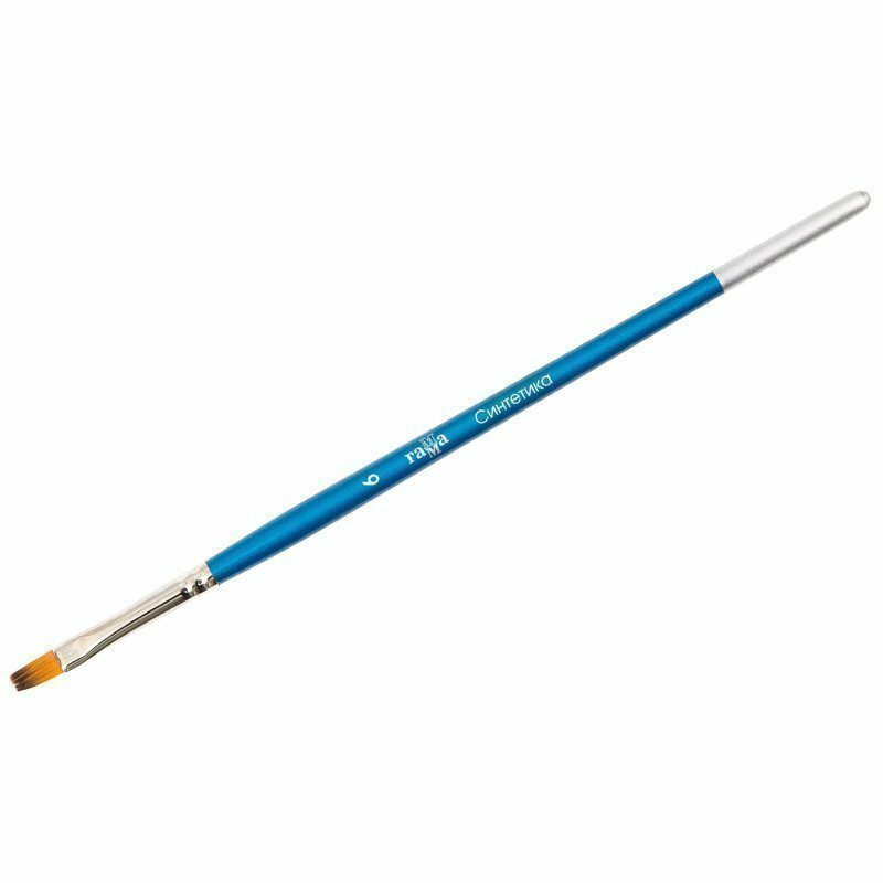Кисть синтетика, Гамма, плоская №06