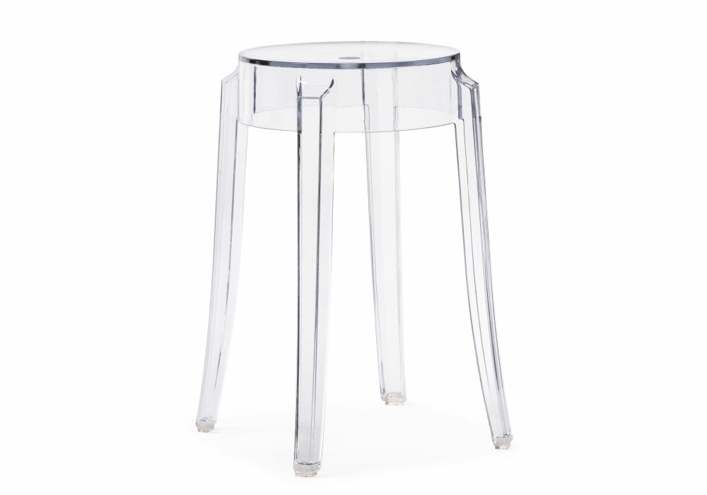 Стул Rainis woodville прозрачный, пластик, твердое сиденье, без подлокотников