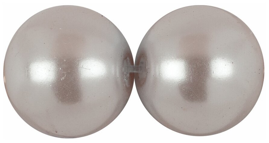 БусиныZlatka GBP-02 6 мм 74 шт на нити стекло №26 св. св. серый